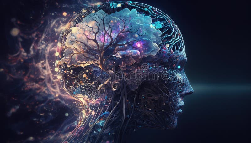 Dream Abstract Tree Light Glow Human Brain Deep-learning Brain ...