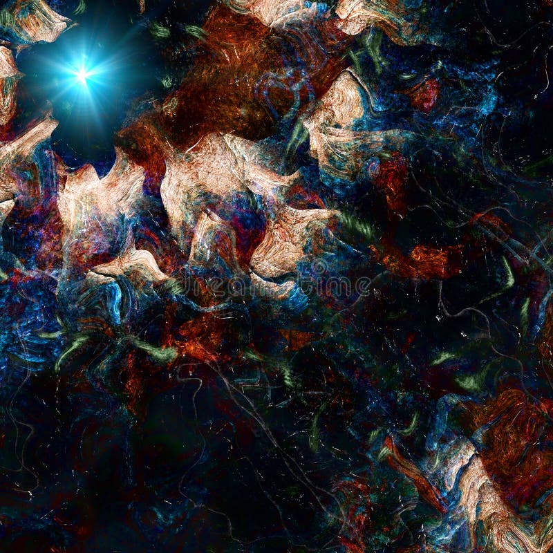 Dream angels abstract stock illustration. Illustration of blue - 273686594