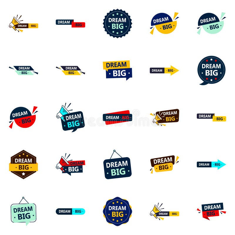 Dream Big Innovative Vector Images for Big Dream Innovation 25 Pack ...