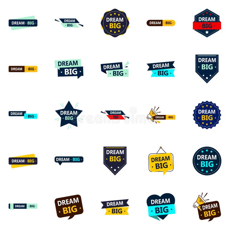 Dream Big Innovative Vector Images for Big Dream Innovation 25 Pack ...