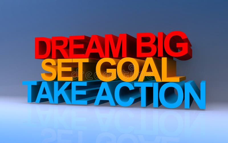 Set Goal and Take Action To Achieve Goal or Target, Aiming or ...