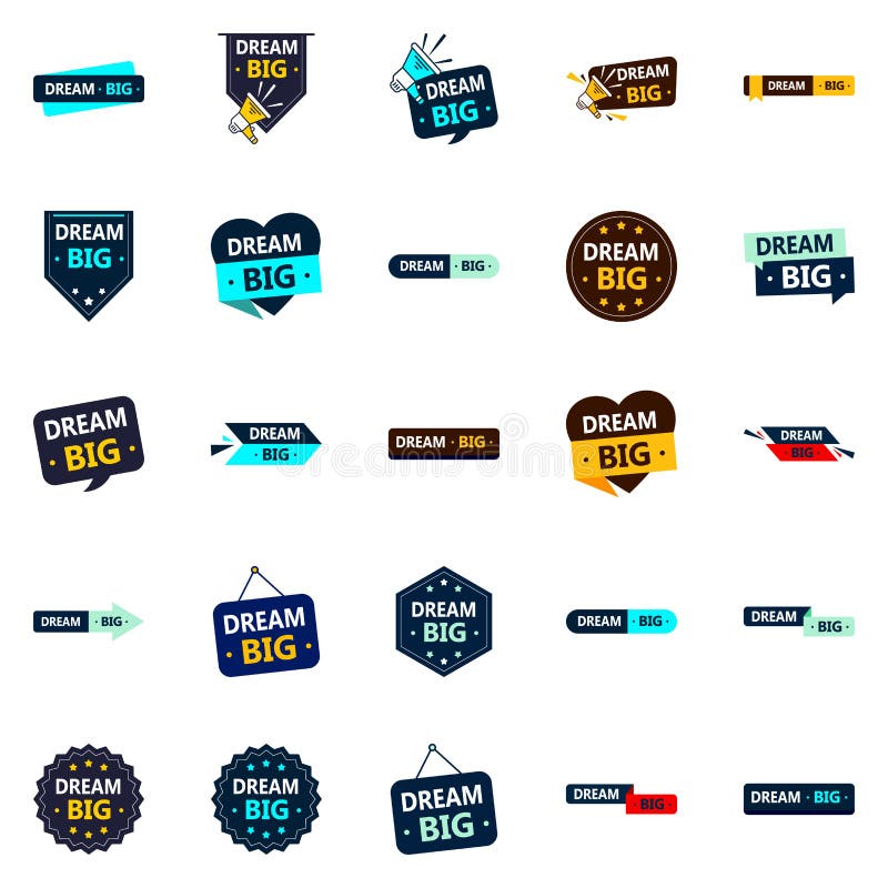 Dream Big 25 Unique Vector Designs for Reaching New Heights Stock ...