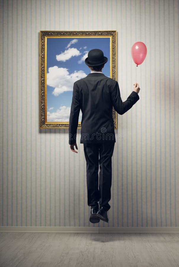 Dream of a business man stock image. Image of adult, dreams - 30314417