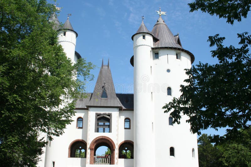 Dream castle stock image. Image of house, knight, stone - 26066847