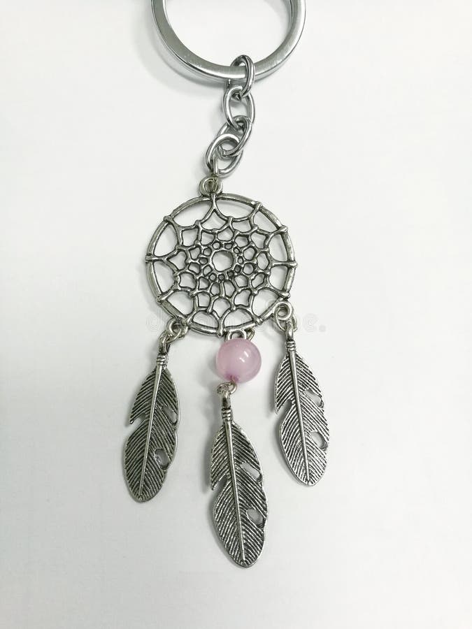 Metal keychain stock photo. Image of catcher, metalic - 100014594