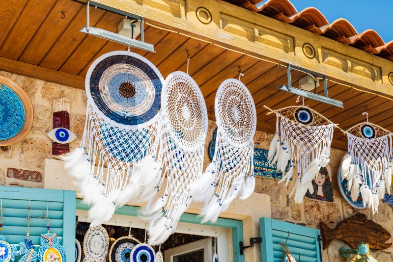 Dream Catcher Net Art Hanging on the Ceilings Stock Photo - Image of ...