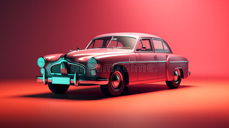 Dream Come True for Any Car Enthusiast Stock Illustration ...