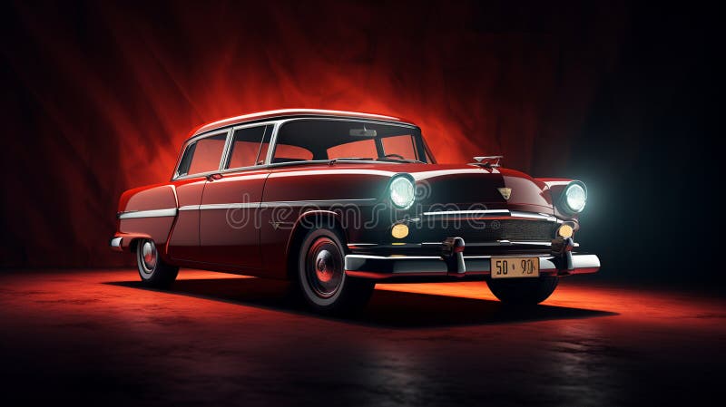 Dream Come True for Any Car Enthusiast Stock Illustration ...