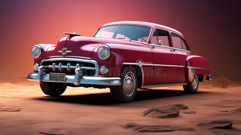 Dream Come True for Any Car Enthusiast Stock Illustration ...