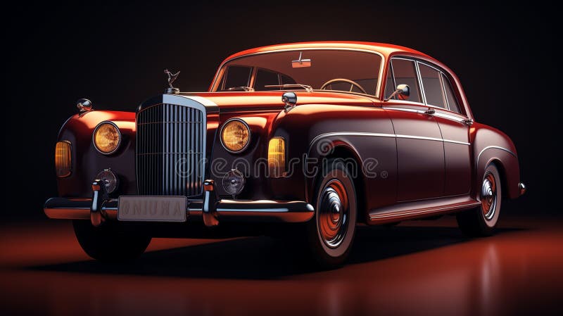 Dream Come True for Any Car Enthusiast Stock Illustration ...