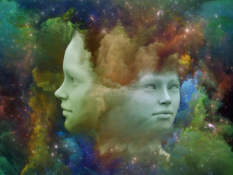 Dream Composition stock illustration. Illustration of individual - 44270790