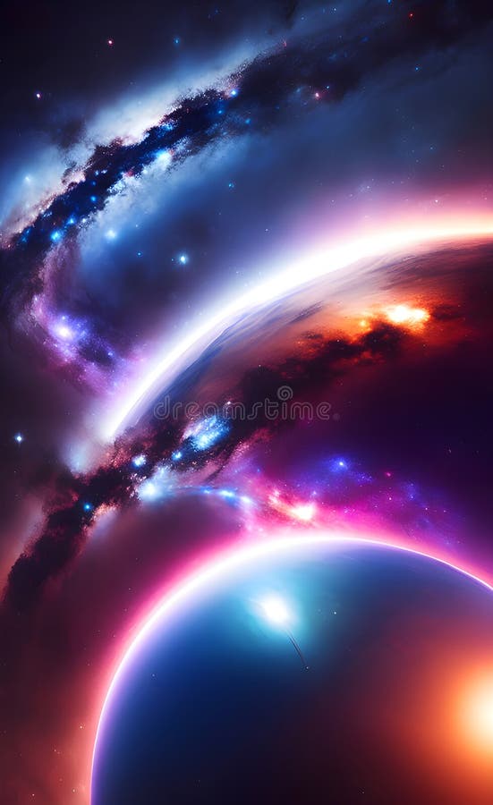 A Dream of a Distant Galaxy, Concept Art, Matte Painting, HQ, 4k Stock ...