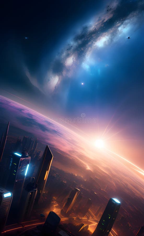 A Dream of a Distant Galaxy, Concept Art, Matte Painting, HQ, 4k Stock ...