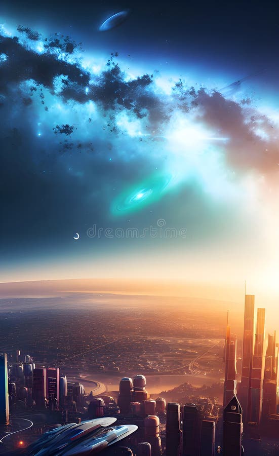 A Dream of a Distant Galaxy, Concept Art, Matte Painting, HQ, 4k Stock ...