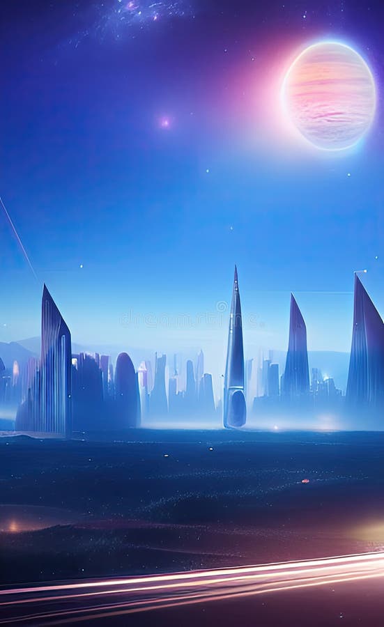 A Dream of a Distant Galaxy, Concept Art, Matte Painting, HQ, 4k Stock ...