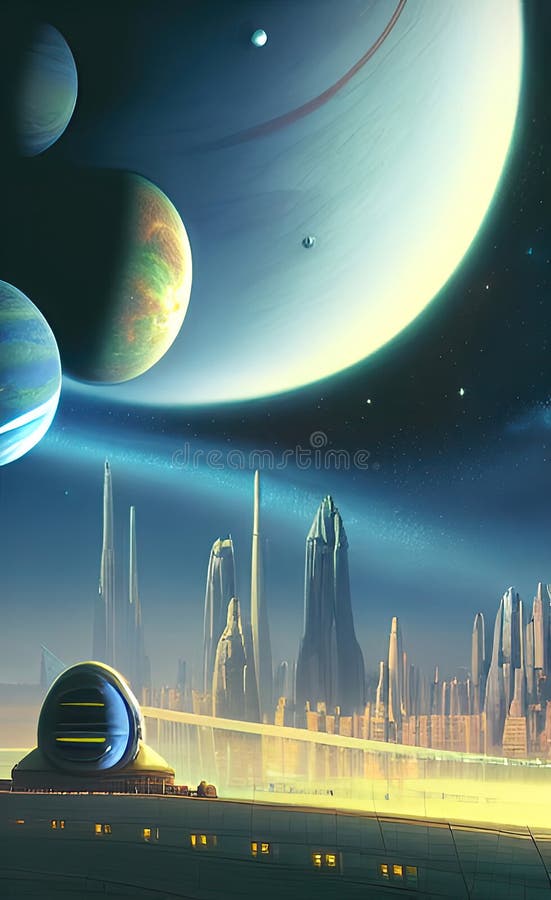 A Dream of a Distant Galaxy, Concept Art, Matte Painting, HQ, 4k Stock ...