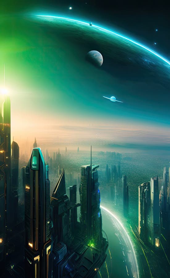 A Dream of a Distant Galaxy, Concept Art, Matte Painting, HQ, 4k Stock ...