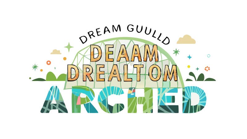 Dream Guild Arched Logo and Brand, Vector Design Generative AI Stock ...