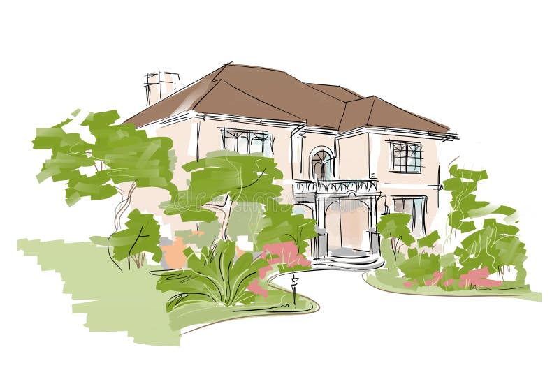 Dream House Design Drawing