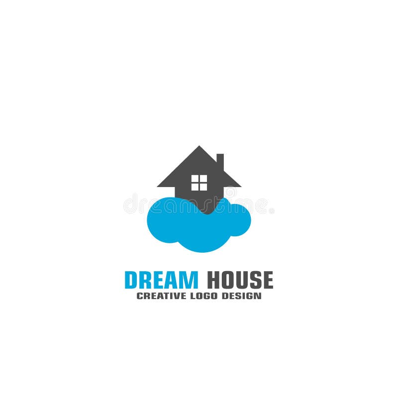 Dream House Logo Vector Design Stock Vector - Illustration of care ...
