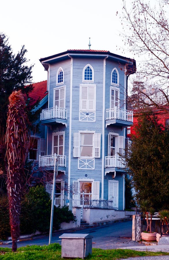 Dream Houses Beauties of Spring Stock Image - Image of dream, downtown ...