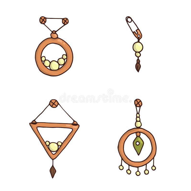 Dream hunters. stock vector. Illustration of drawn, doodle - 142276199