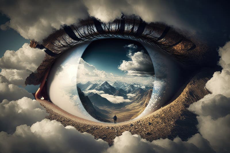 Dream and Imagination through Human Vision Eye Sight into the Cloud in ...