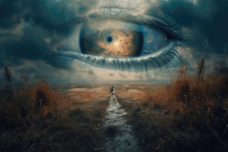 Dream Imagination Human Vision Eye Sight Cloud Sky Stock Photos - Free ...