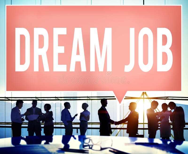 Dream Job Occupation Career Aspiration Concept Stock Image - Image of ...