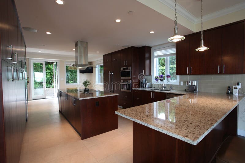 Dream kitchen stock photo. Image of constraction, canada - 46149638