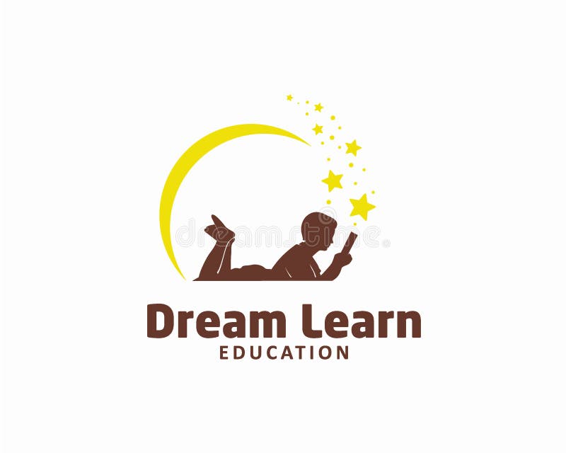 Dream Learn Logo Design Concept for Education Logo Template Stock ...
