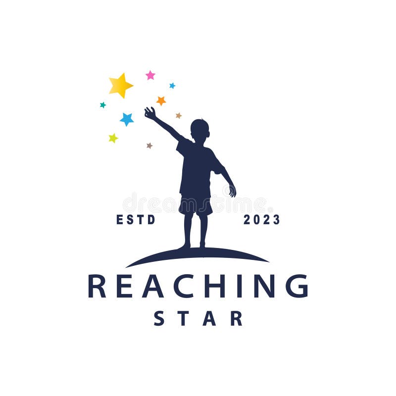 Dream Logo, Kids Dream Inspiration Design, Fun Learning Star Reach ...