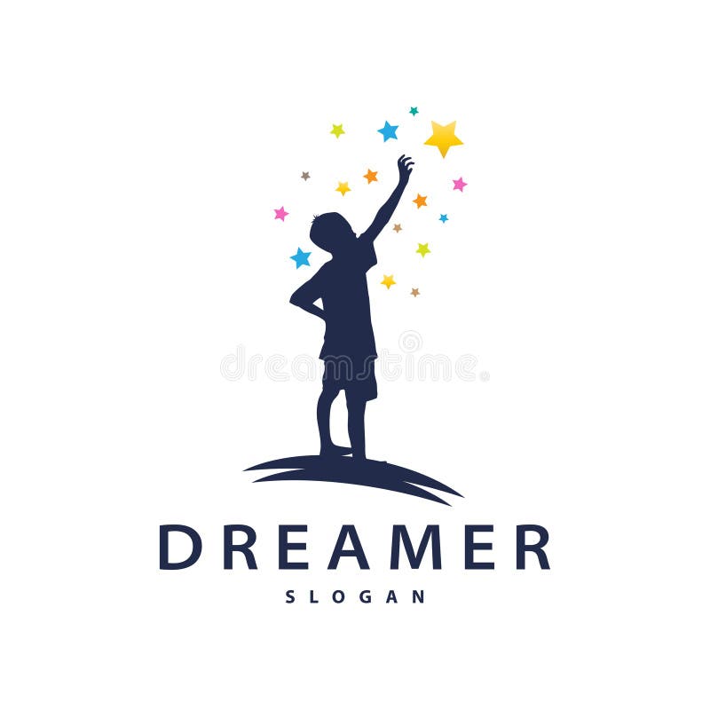 Dream Logo, Kids Dream Inspiration Design, Fun Learning Star Reach ...