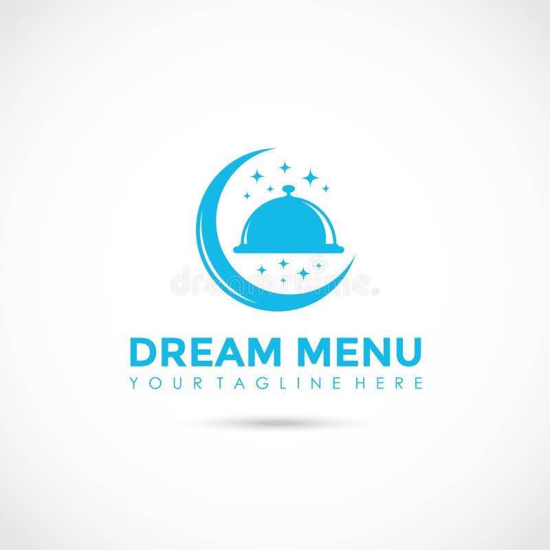Dream Menu Logo Design. Vector Illustrator Eps. 10 Stock Illustration ...