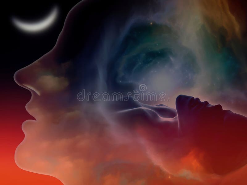 A Dream Representation of the Unconscious Stock Illustration ...