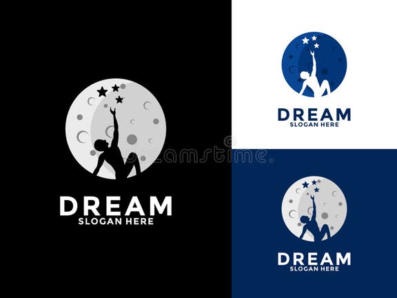 Dream Vector Logo, Reaching Dream Logo Icon Vector, Kids Dream Logo ...