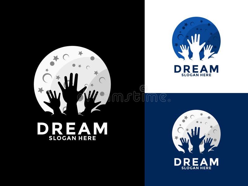 Dream Vector Logo, Reaching Dream Logo Icon Vector, Kids Dream Logo ...