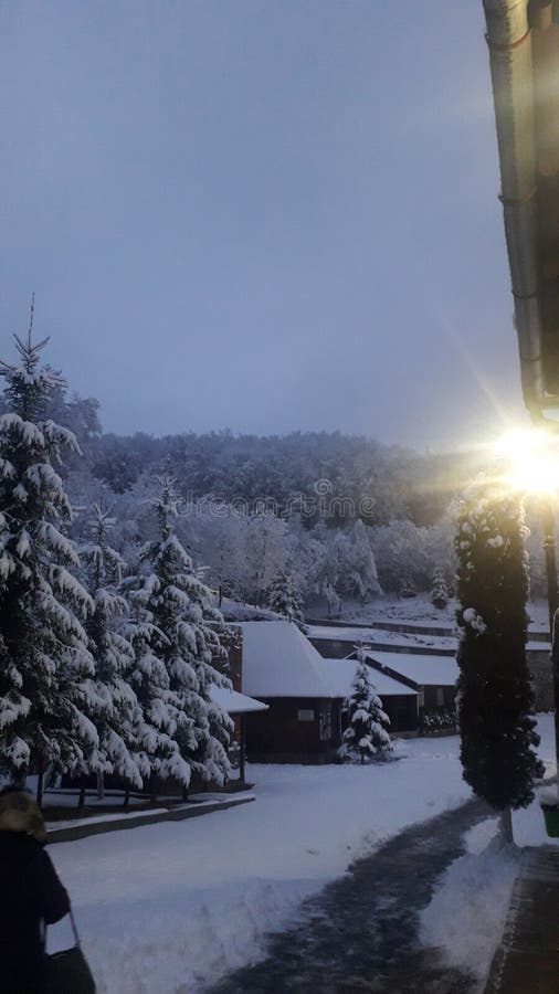 Dream view the winter stock image. Image of view, winter - 259120701