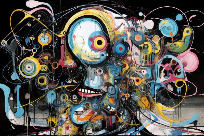 Dream Vision Board Concept in Space Cosmic Style. Generative AI Stock ...