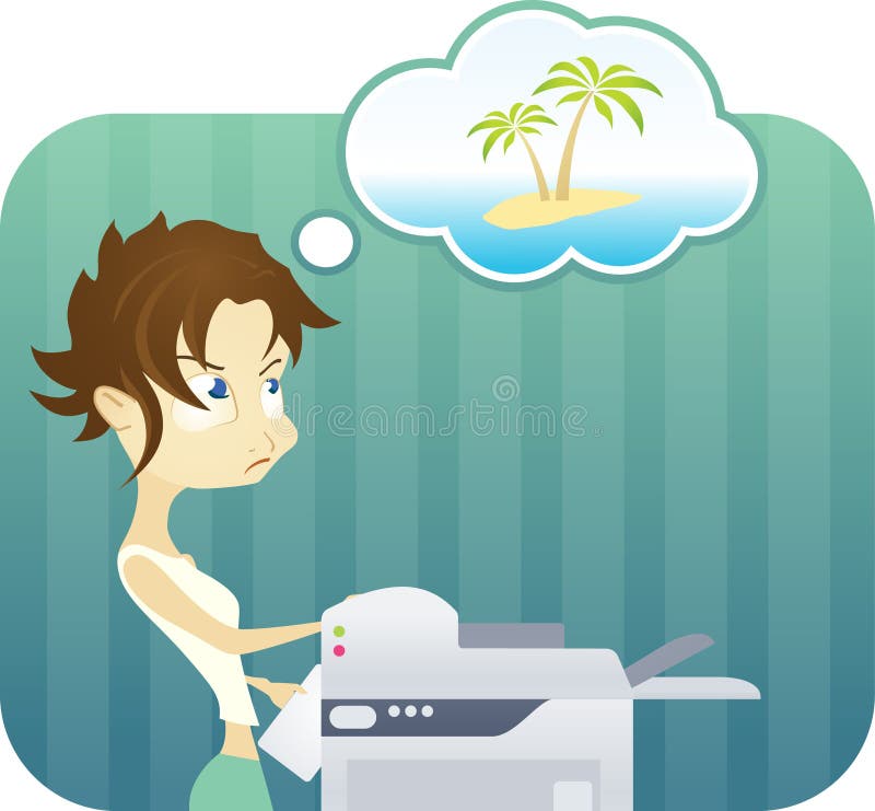 Dream about vocation stock vector. Illustration of employment - 3745292