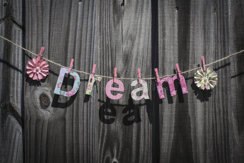 Dream stock photo. Image of clothes, flowers, hanging - 40585248