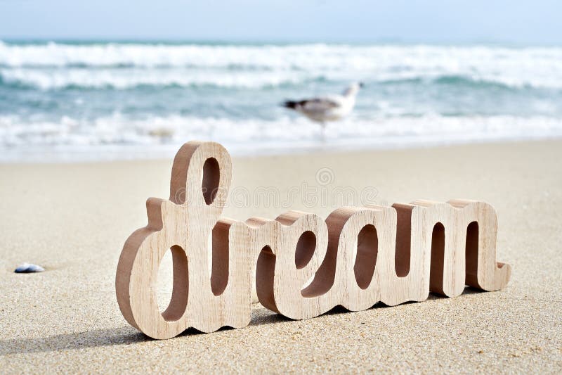 Dream on the beach stock photo. Image of beach, water - 270772422