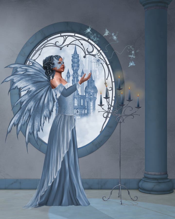 Dream world stock illustration. Illustration of mystical - 18644290