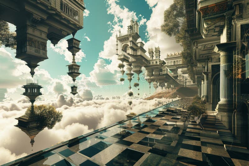 A Dream World Unfolds with Impossible Architecture and Shifting ...