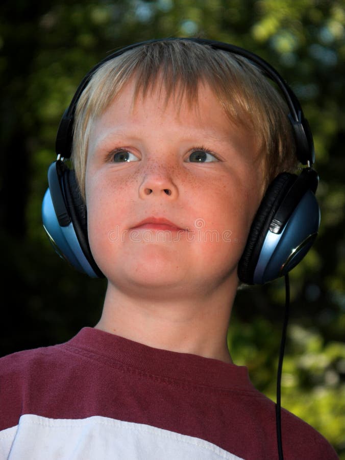 Dreamer stock photo. Image of smiling, music, sound, listen - 1932704