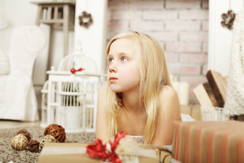 Dreaming child stock photo. Image of little, look, caucasian - 6186982