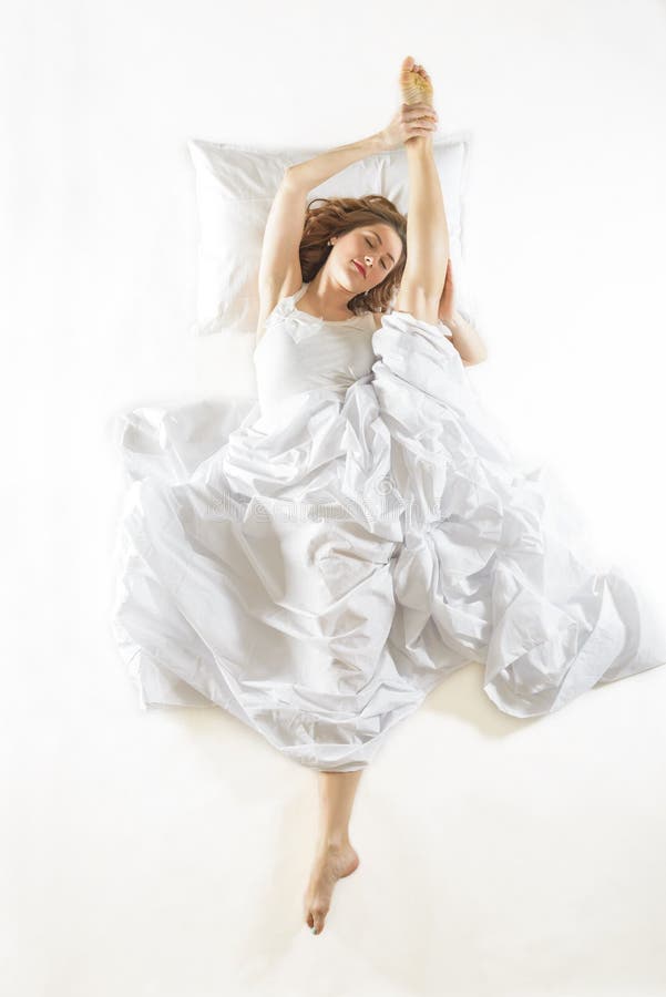 Dreaming concept stock photo. Image of pajamas, beauty - 86726304