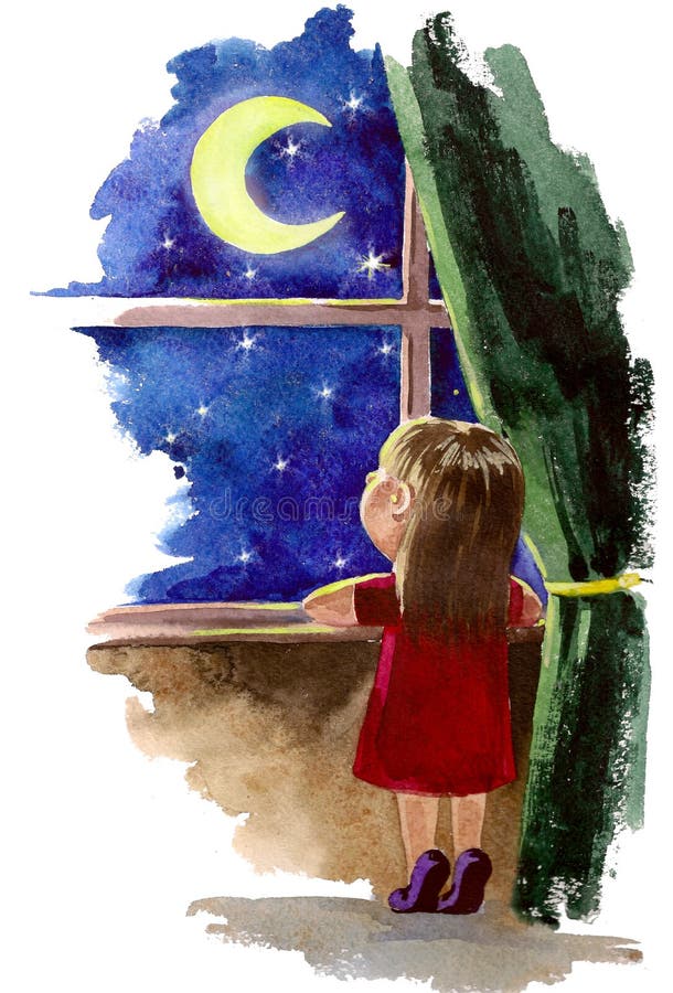 Night Window Stock Illustrations – 142,971 Night Window Stock ...