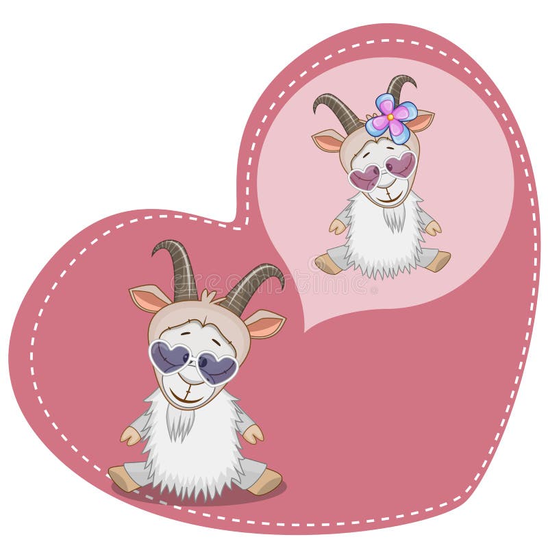 Sad goat stock vector. Illustration of drawing, crazy - 14949990