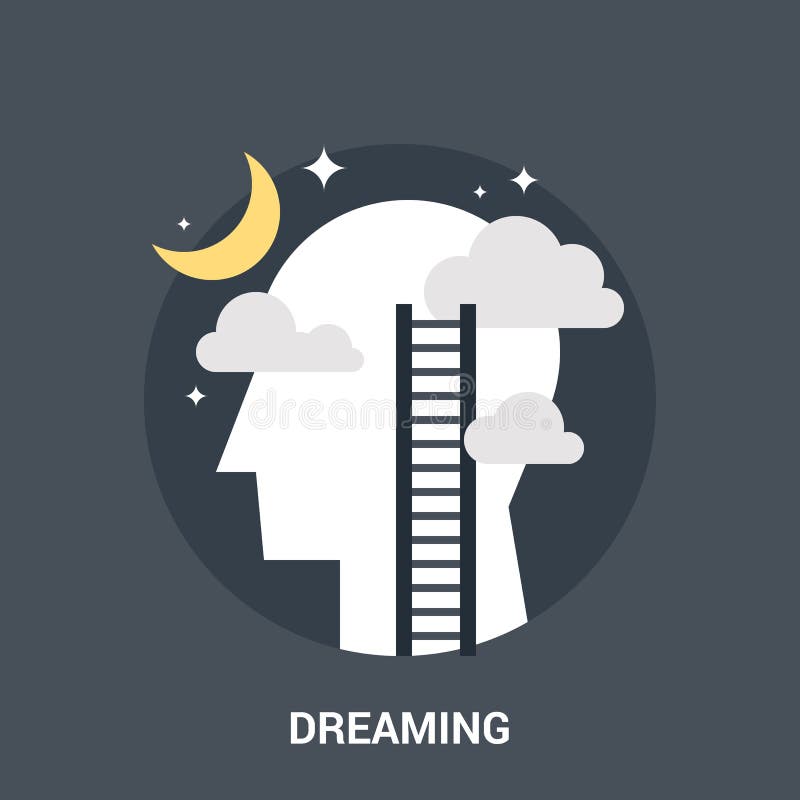 Dreaming Icon in Filled, Thin Line, Outline and Stroke Style. Vector ...